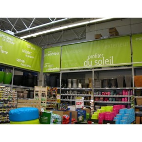 Bâche de décoration magasin | Nord Bâches